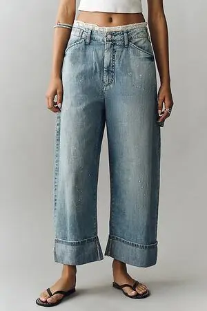 PILCRO Kayden High-rise Carpenter Barrel Jeans