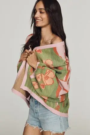 BEL KAZAN Floral Landscape Cardigan