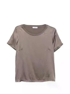DANIELE FIESOLI Seam Detail T-shirt - Brown
