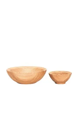 THE CONRAN SHOP Istria Snack Bowl & Serving Bowl In Brown