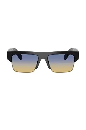 Prada Blue Rectangle Sunglasses