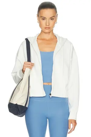 Beyond Yoga Cropped Scuba Jacket