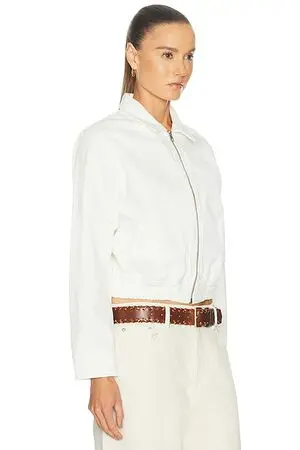 NILI LOTAN Najac Denim Jacket - Cream