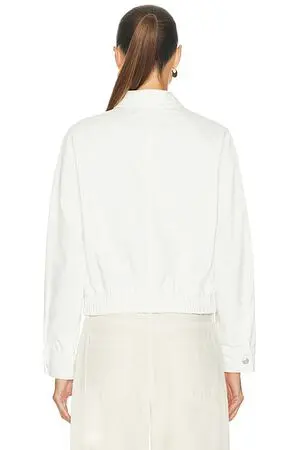 NILI LOTAN Najac Denim Jacket - Cream