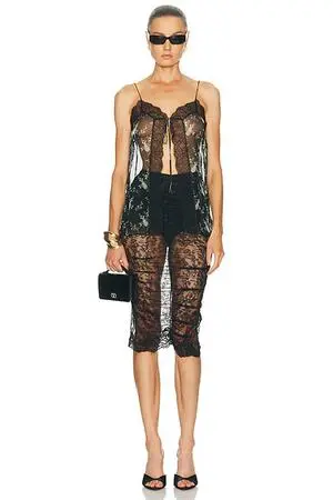 Dolce & Gabbana Sheer Lace Camisole Top