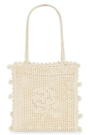 Miu Miu Filet Crochet Tote Bag