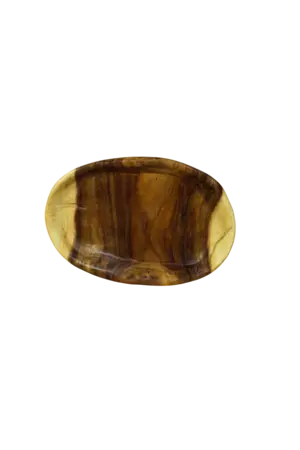 Botanical Boys Handmade Wooden Bowl Two Four One Twelfth - Brown