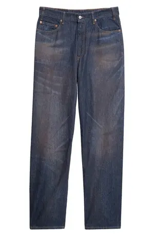 MAISON MARGIELA Relaxed Straight Leg Jeans - Blue