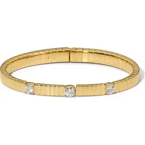 Nadri Delancey Hinge Bracelet With Cubic Zirconia - Gold