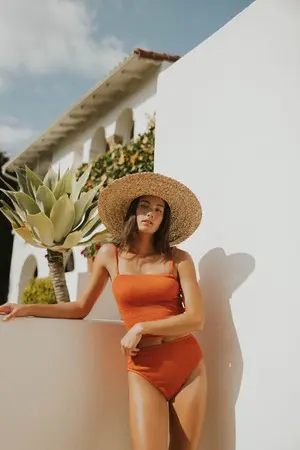 Geode Swimwear Ginger Strapless Tube Tankini Top