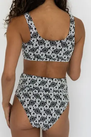 Geode Swimwear Daisy High Waisted Bikini Bottoms