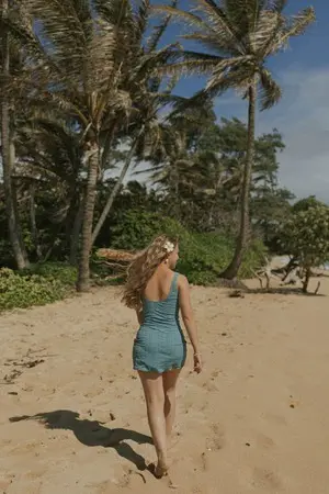 Geode Swimwear Topaz Scoop Neck Swim Dress