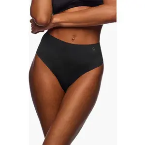 Cosabella Lisciante High Waist Bikini Bottom - Black