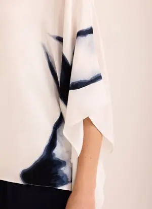 Mint Velvet Printed Batwing Top