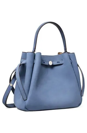 Tory Burch Romy Nubuck Leather Bucket Bag