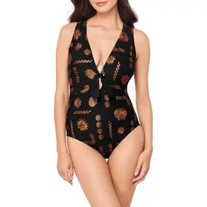 Magicsuit Clamdigger Halle One-piece Swimsuit - Black/multi
