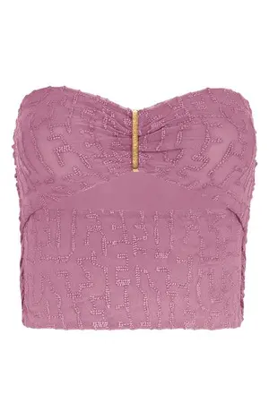 VIX PAULA HERMANNY Ray Strapless Cover-up Top