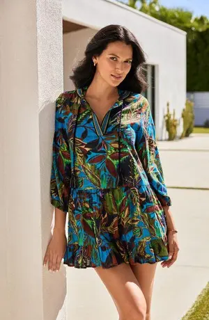 Miraclesuit Amazonia Cover-up Dress - Blue Multi
