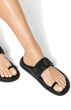 Kurt Geiger Embellished Slide Sandals