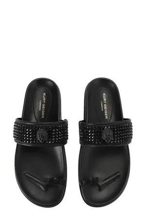 Kurt Geiger Embellished Slide Sandals