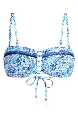 La Blanca Costa Azul Bandeau Bikini Top