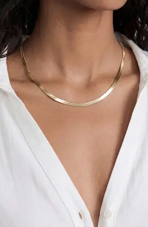 Ettika Brooklyn Snake Chain Necklace