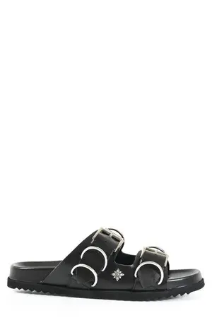John Richmond Two-strap Sandals With Buckle Hardware