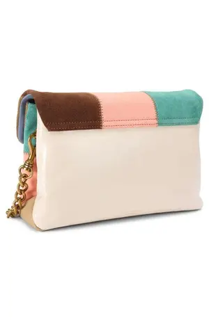 Kurt Geiger Celia Shoulder Bag With Embellished Eagle Head Clasp - Brown Multi