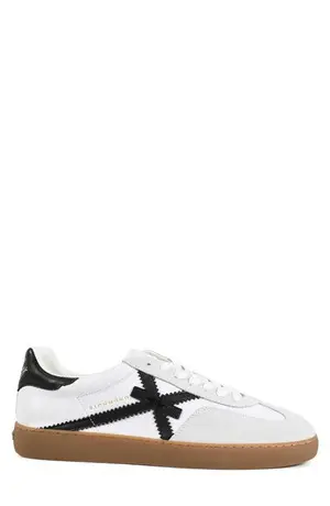 John Richmond Low Top Leather Sneakers - White/black