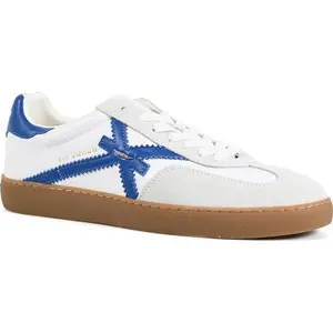 John Richmond Low Top Leather Sneakers - White/bluette