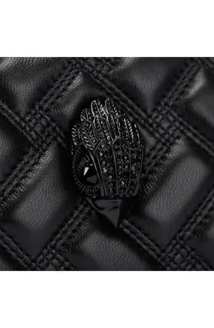 Kurt Geiger Kensington Quilted Shoulder Bag - Black