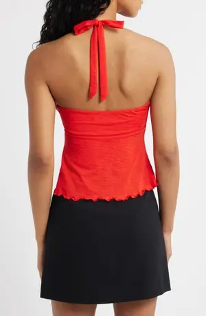 Princess Polly Attina Hardware Detail Halter Top