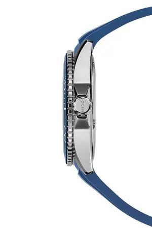 MIDO Ocean Star 200c Automatic Stainless Steel And Rubber Strap Watch - Blue