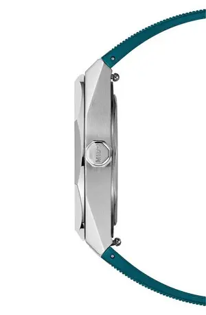 MIDO Multifort "8" Automatic Watch With Rubber Strap - Blue