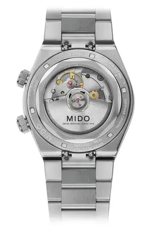 MIDO Multifort 8 Two Crowns Automatic Stainless Steel Bracelet Watch - Grey