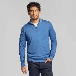 RYE 51 The Banks Long Sleeve Sweater - Denim
