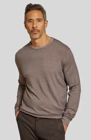RYE 51 The Banks Long Sleeve Sweater - Fawn