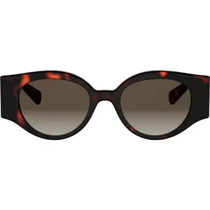 Celine Triomphe Stamp Butterfly Sunglasses - Dark Havana/gradient Brown