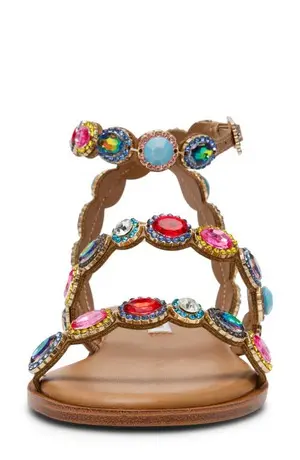 Steve Madden Tawnie Embellished Ankle Strap Sandals