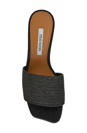 Steve Madden Frolic Slide Sandal With Sculptural Block Heel