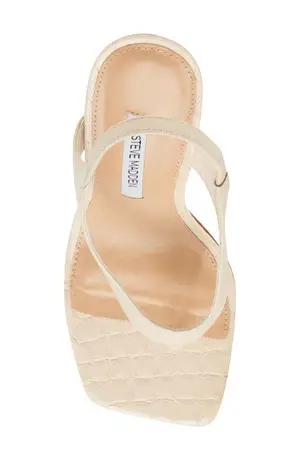 Steve Madden Improv Slingback Sandal - Bone Leather