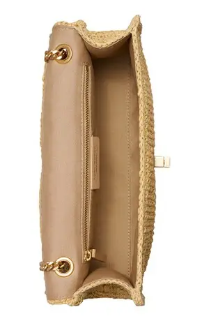 Tory Burch Kira Straw Shoulder Bag