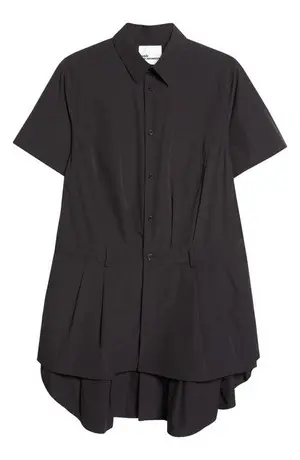 Noir Kei Ninomiya Typewriter Tiered Shirtdress