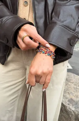 Baublebar Layered Evil Eye Beaded Bracelets - Bright Multi