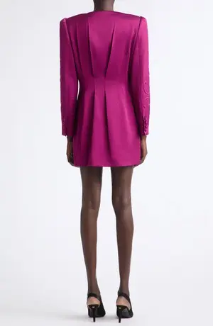 Valentino Garavani Floral Embossed Cady Blazer Dress