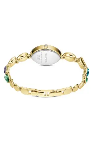 SWAROVSKI Gema Crystal Bracelet Watch - Gold/multi