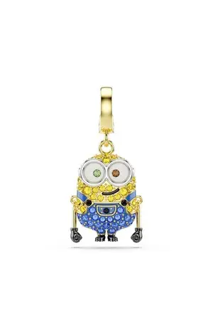 SWAROVSKI Minions® Bob Crystal Charm - Gold/multi