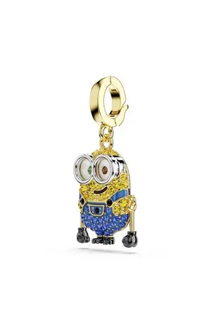 SWAROVSKI Minions® Bob Crystal Charm - Gold/multi