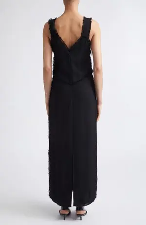 TOTEME Fringe Maxi Slipdress