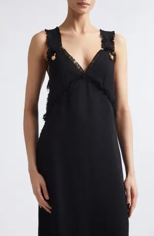 TOTEME Fringe Maxi Slipdress